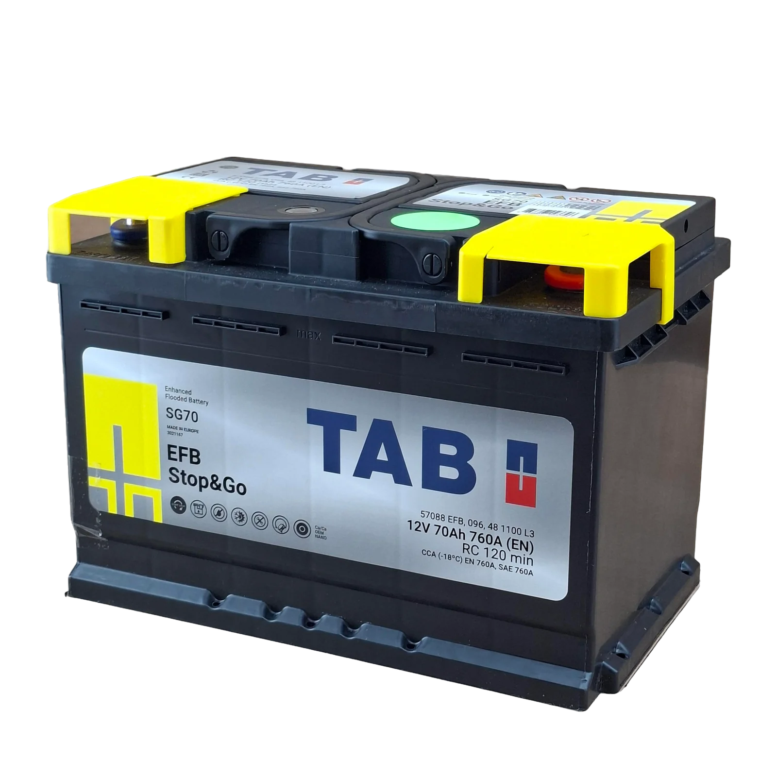 Bateria para Carro, Auto o Camioneta TAB EFB STOP & GO